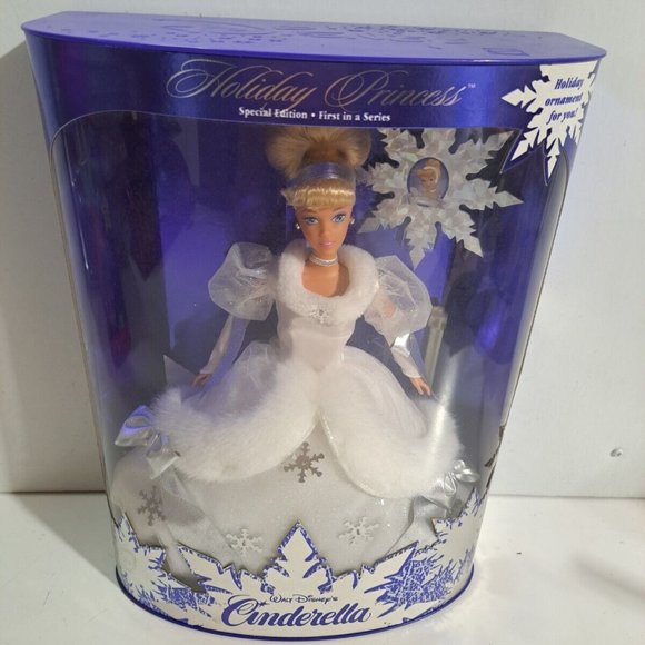 Toys | Nib Mattel 1690 Holiday Princess Barbie Disneys Cindreralla 1996 ...